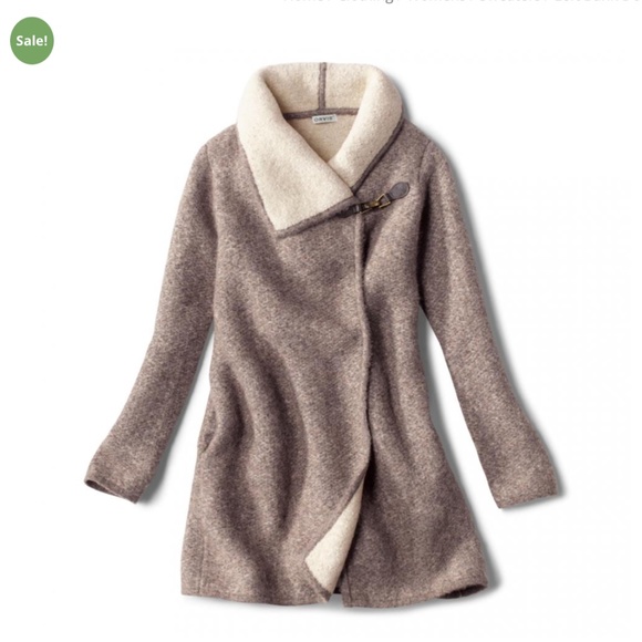 Orvis | Jackets & Coats | Orvis Left Bank Doubleknit Sweater Coat ...